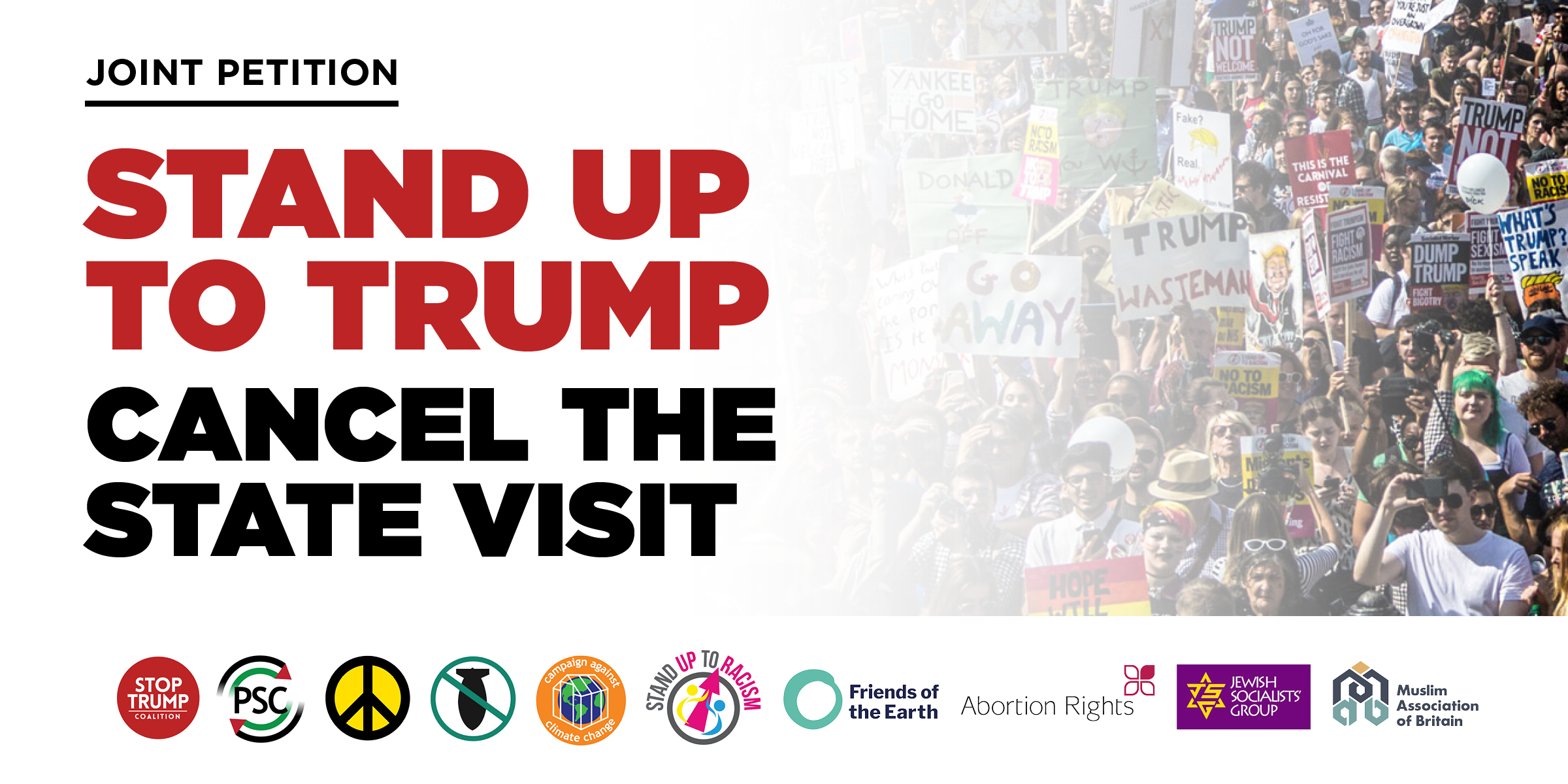 Petition: Stand up to Trump – cancel the state visit – Stop Trump Coalition